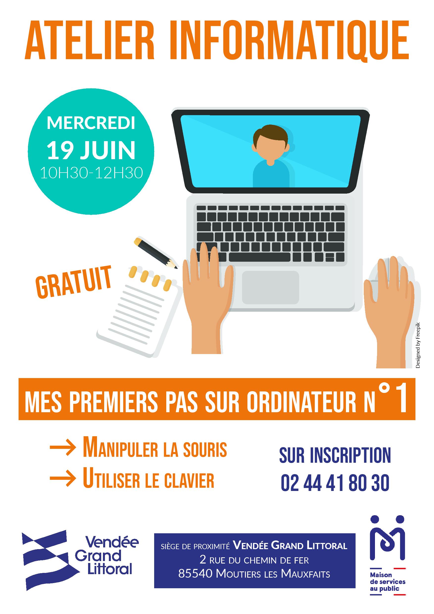 Atelier informatique Débutant | Site de la commune du Bernard